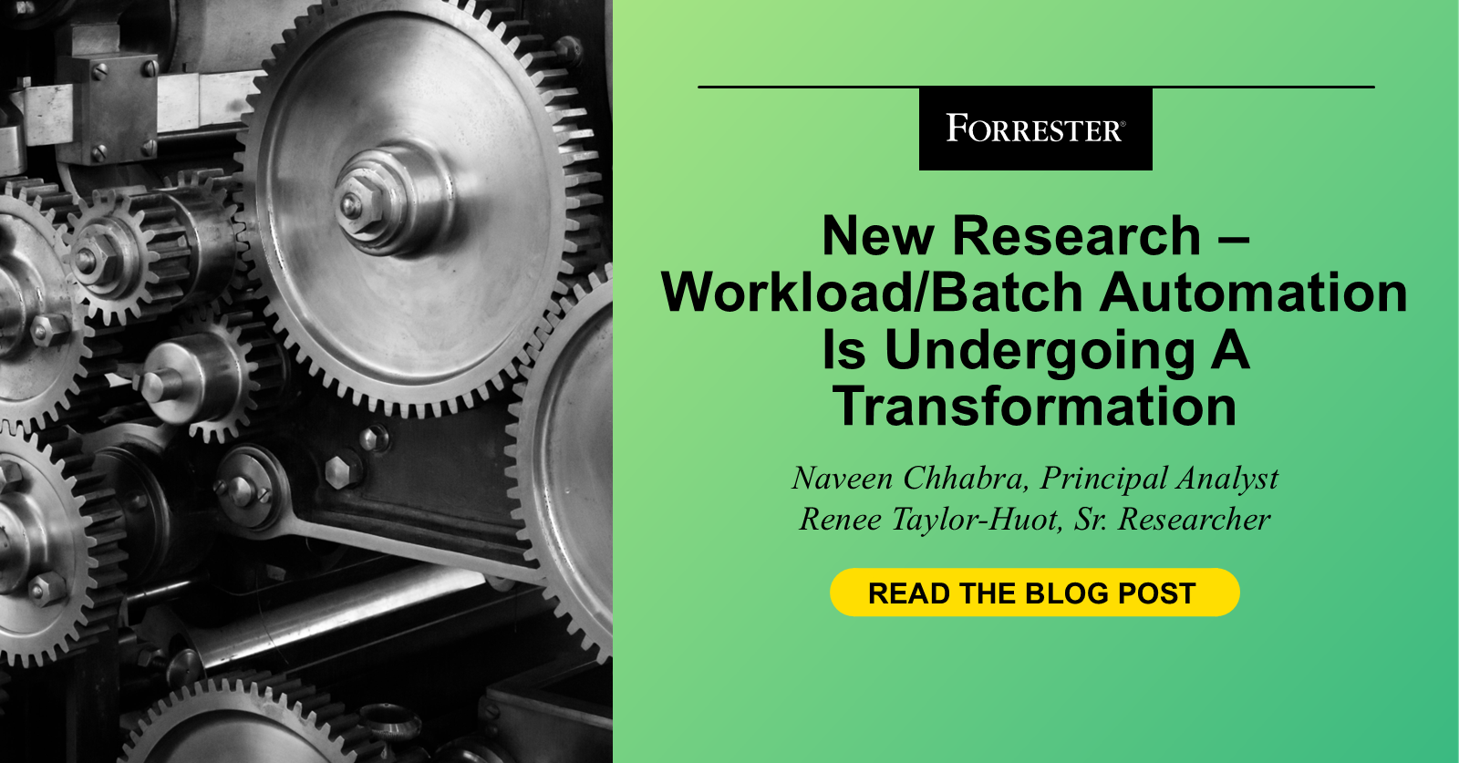 New Research — Workload/Batch Automation Is Undergoing A Transformation ...