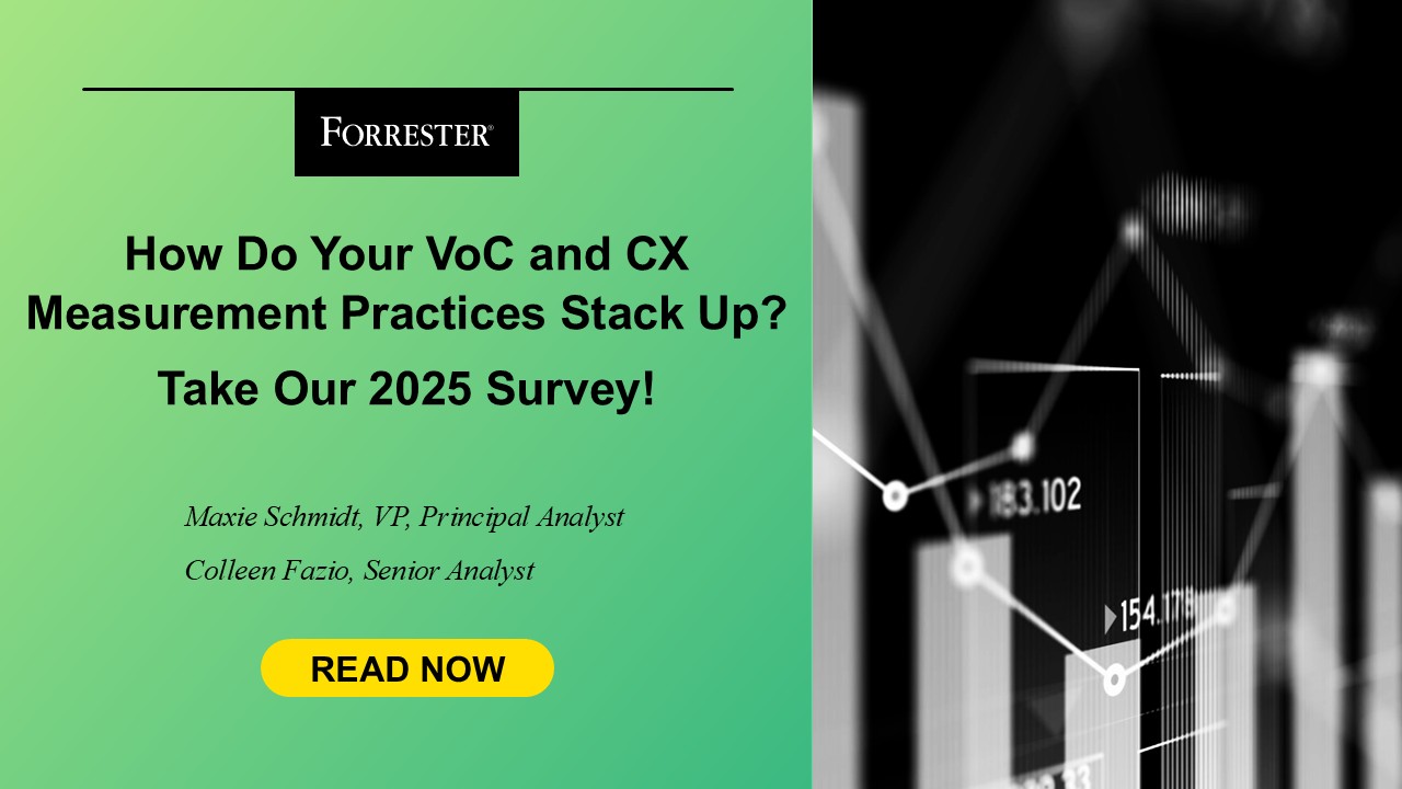 How Do Your VoC And CX Measurement Practices Stack Up? Take Our 2025 ...