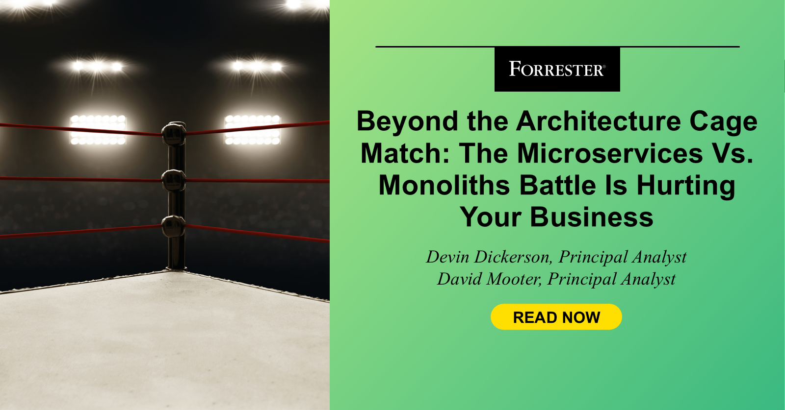 Beyond The Architecture Cage Match: The Microservices Vs. Monoliths ...