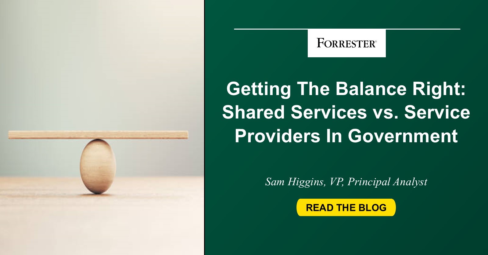 Getting The Balance Right: Shared Services vs. Service Providers In Government - Starthub Asia